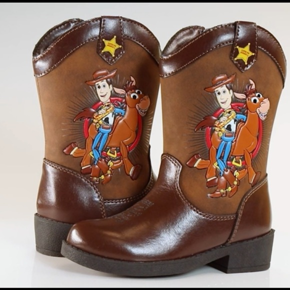 Disney | Shoes | Disney Pixar Toy Story Woody Kids Cowboy Western Boots ...